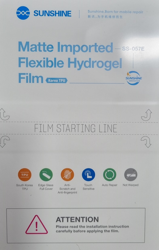 Película Hydrogel flexible MATE SS-057E - DrNotebook